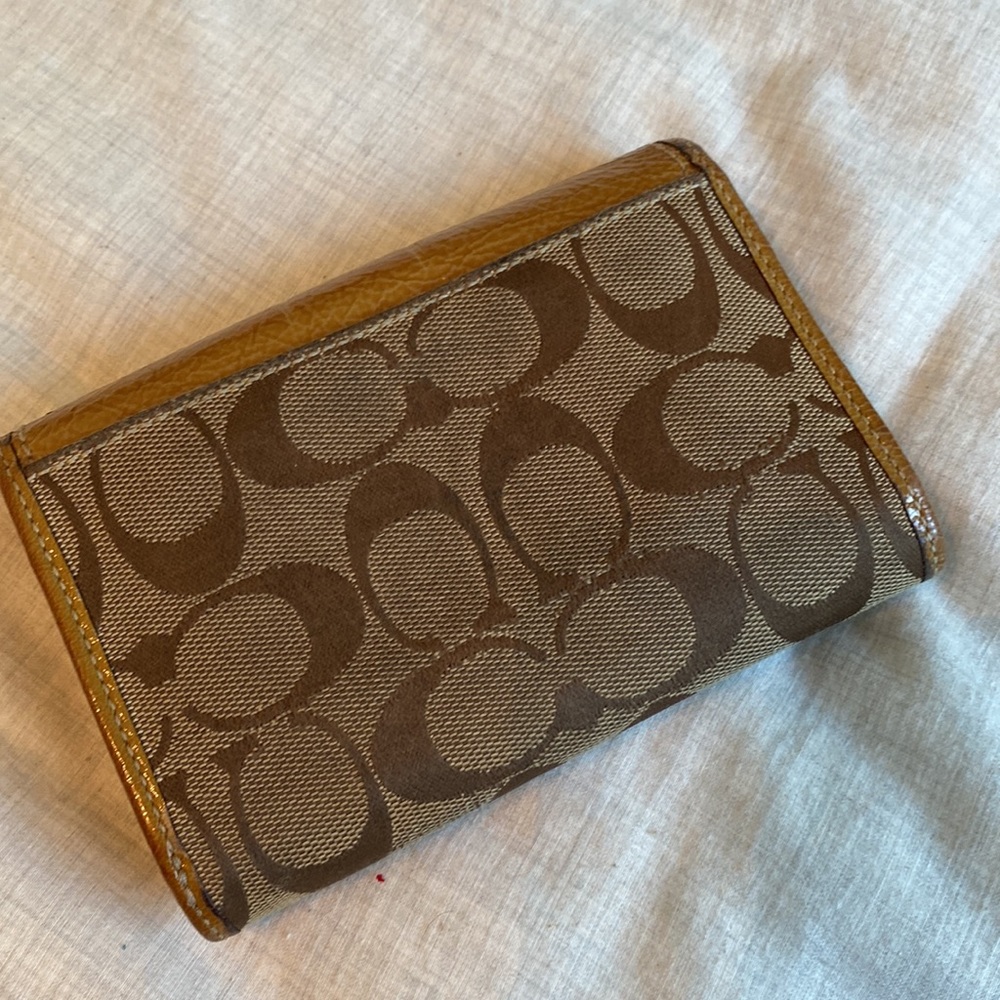 Coach With Coach Logo Pattern & Brown Patton Leather … - Gem